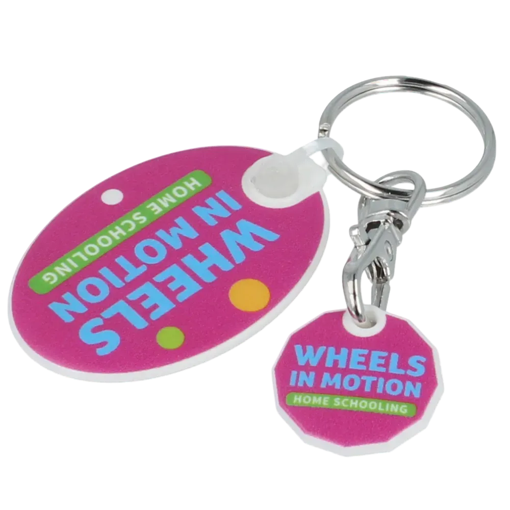 Branded Trolley Tokens | Promotional Keyrings