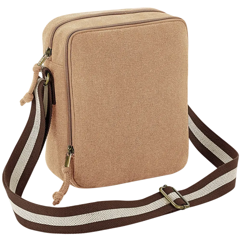 Vintage Canvas Mini Reporter Bags | Promotional Bags