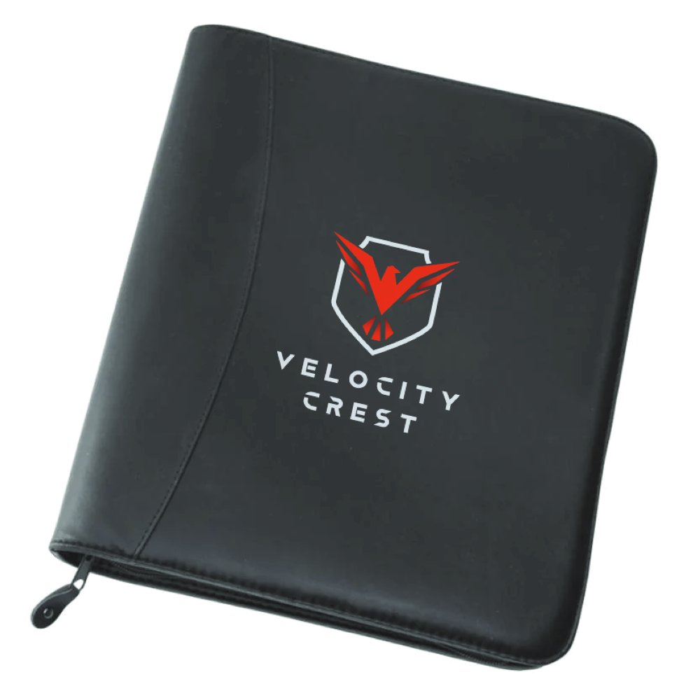 Logo Branded A4 Bourton Zipped Ring Binders | Total Merchandise