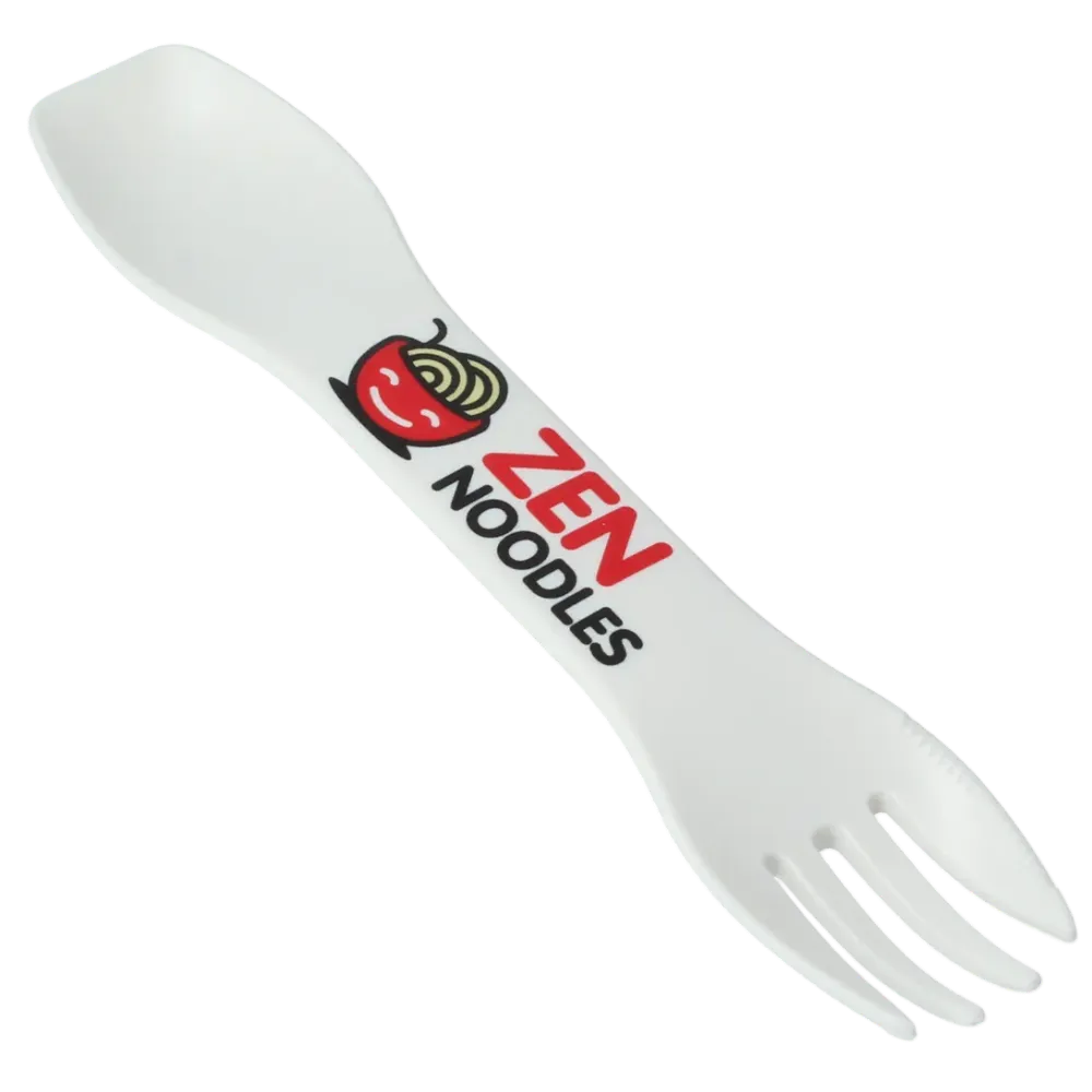 Branded Plastic Spork Knife Combo | Total Merchandise