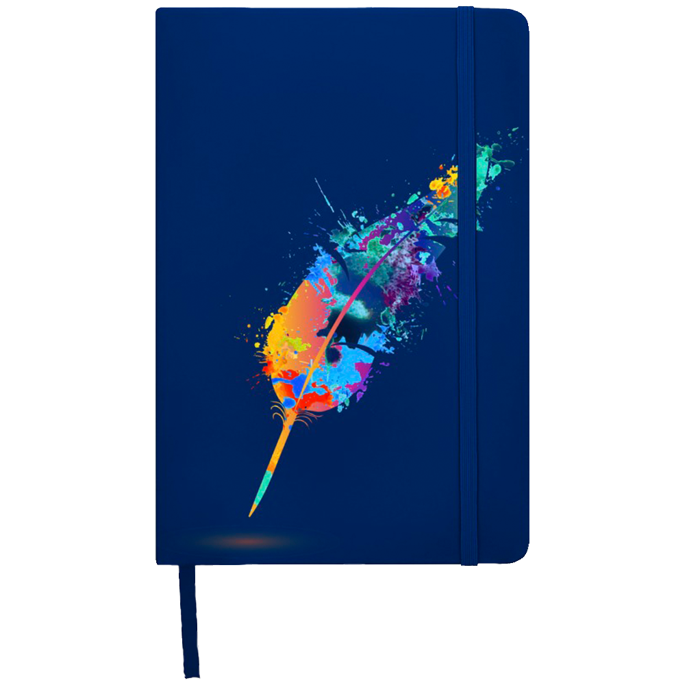 Branded A5 Spectrum Notebook with Plain Pages | Total Merchandise