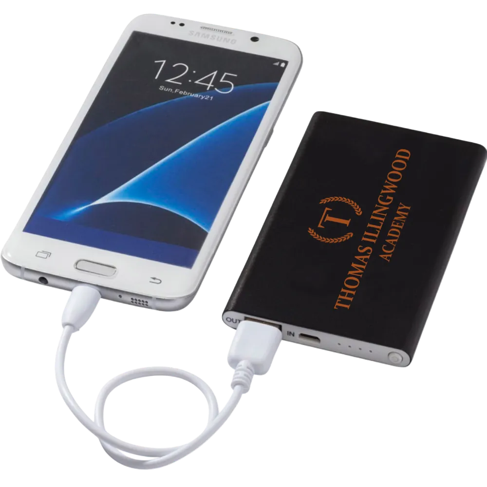 4000mAh Pep Metal Power Banks | Total Merchandise