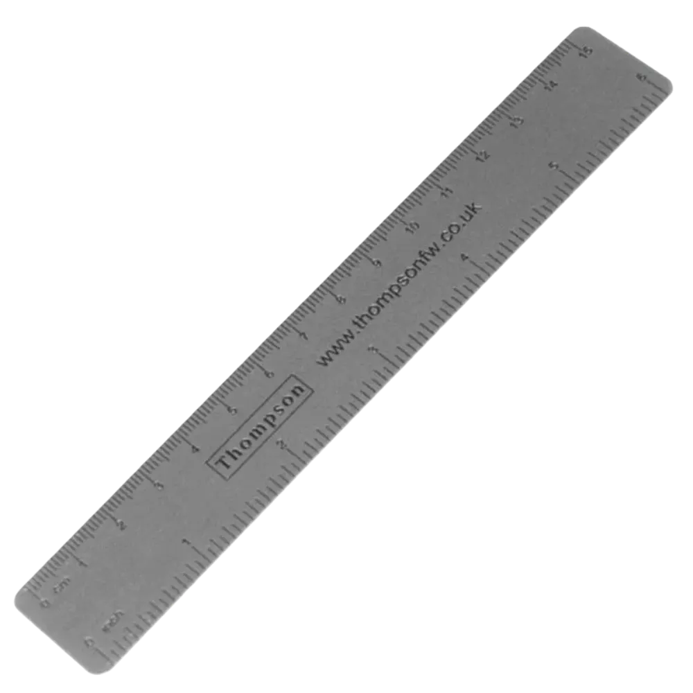 Custom Banded 150mm Metal Scale Ruler | Total Merchandise
