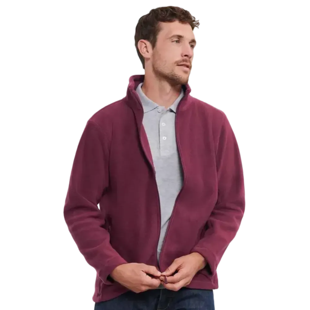 Logo Printed Russell Full-Zip Outdoor Fleece | Total Merchandise