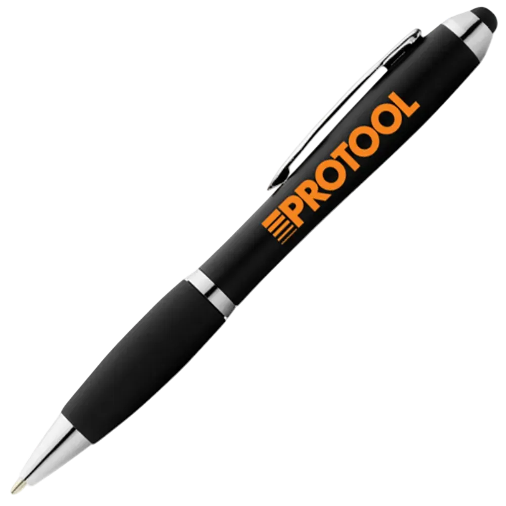 Nash Coloured Stylus Ballpens with Black Grip | Stylus Pens