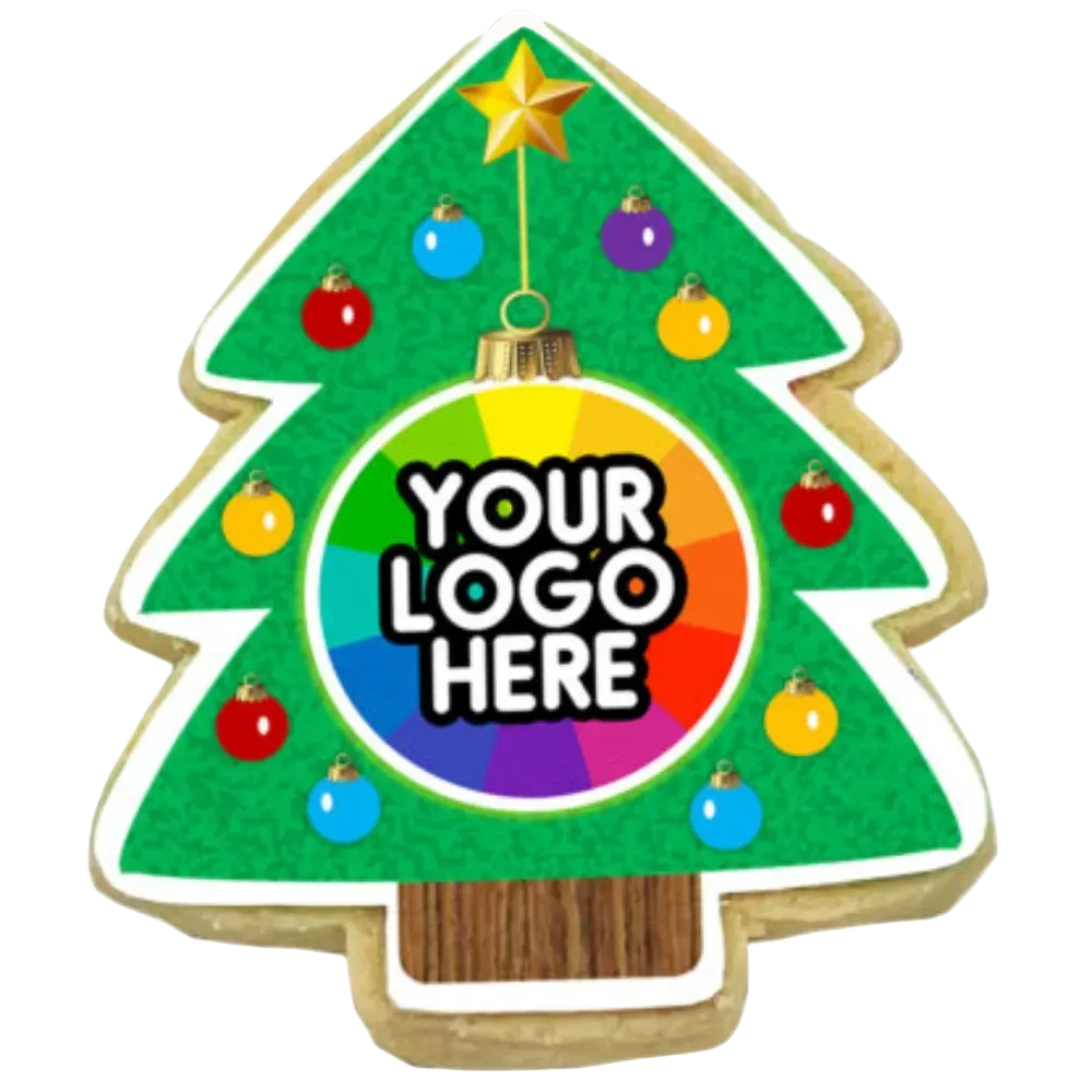 Branded Xmas Tree Biscuit | Total Merchandise
