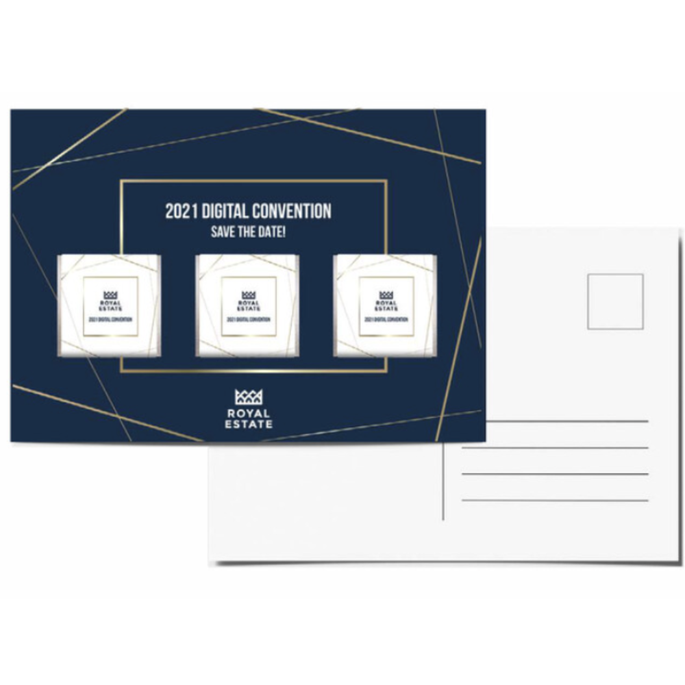 Printed Postcard with Neapolitan Chocolates | Total Merchandise