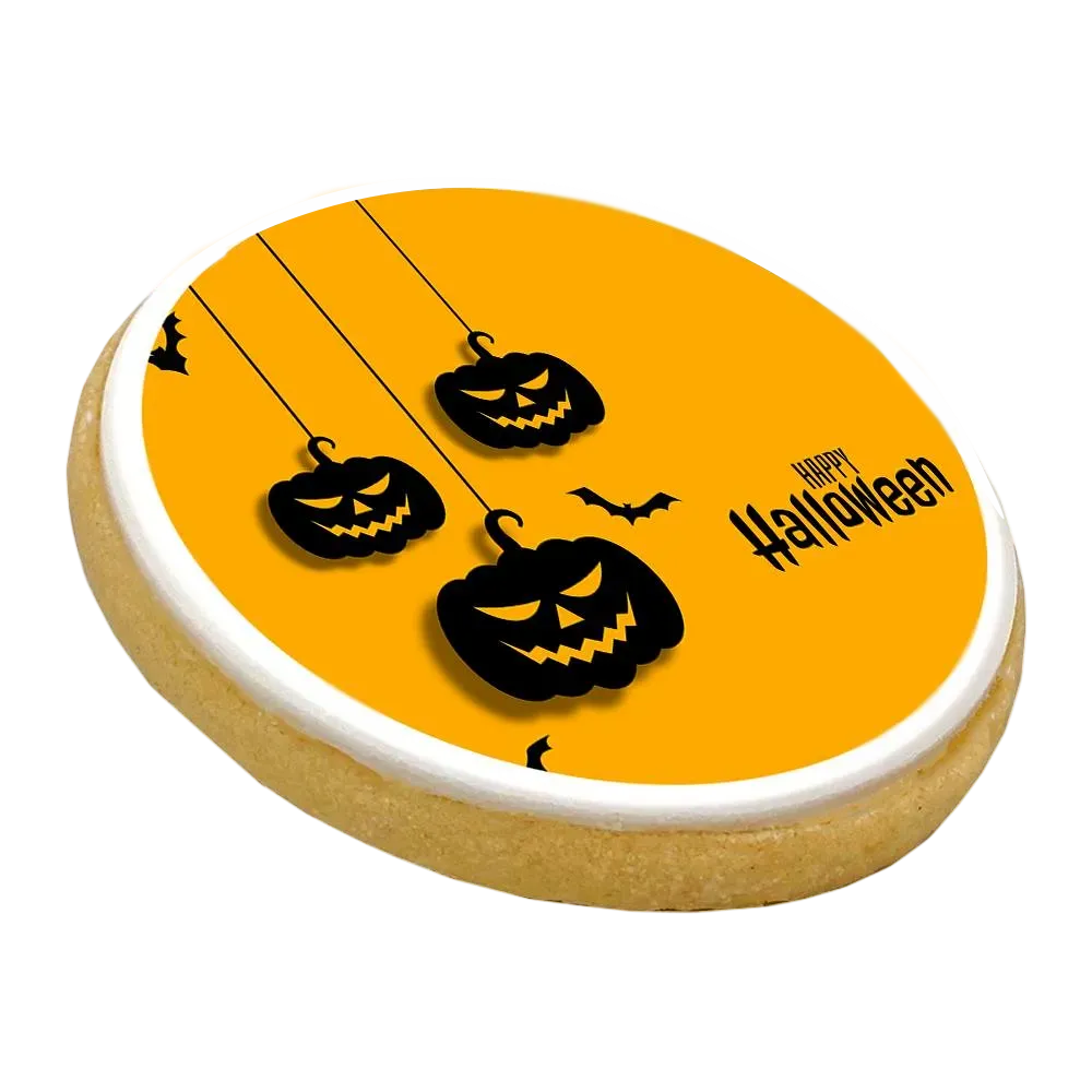 UK Printed Halloween Shortbread Biscuit | Total Merchandise