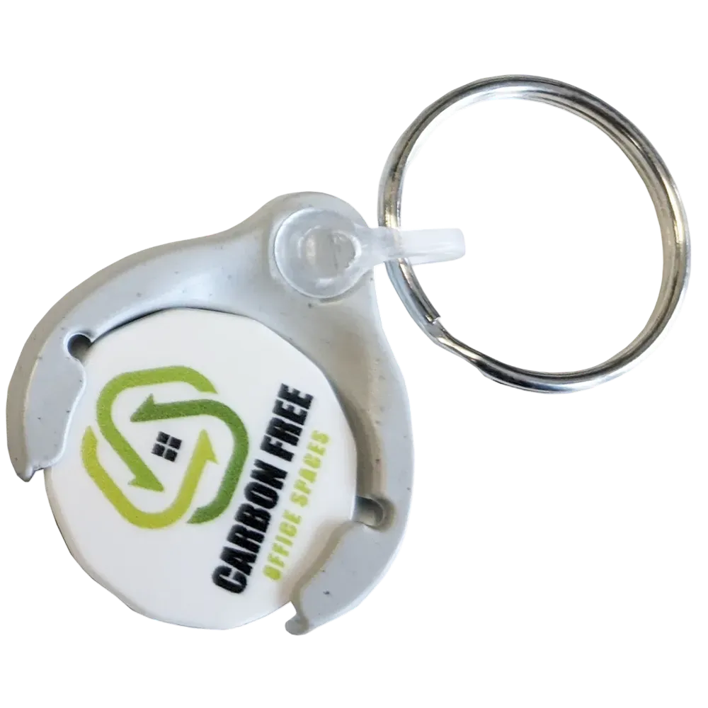 Branded Trolley Coin Keyring Lite | Total Merchandise