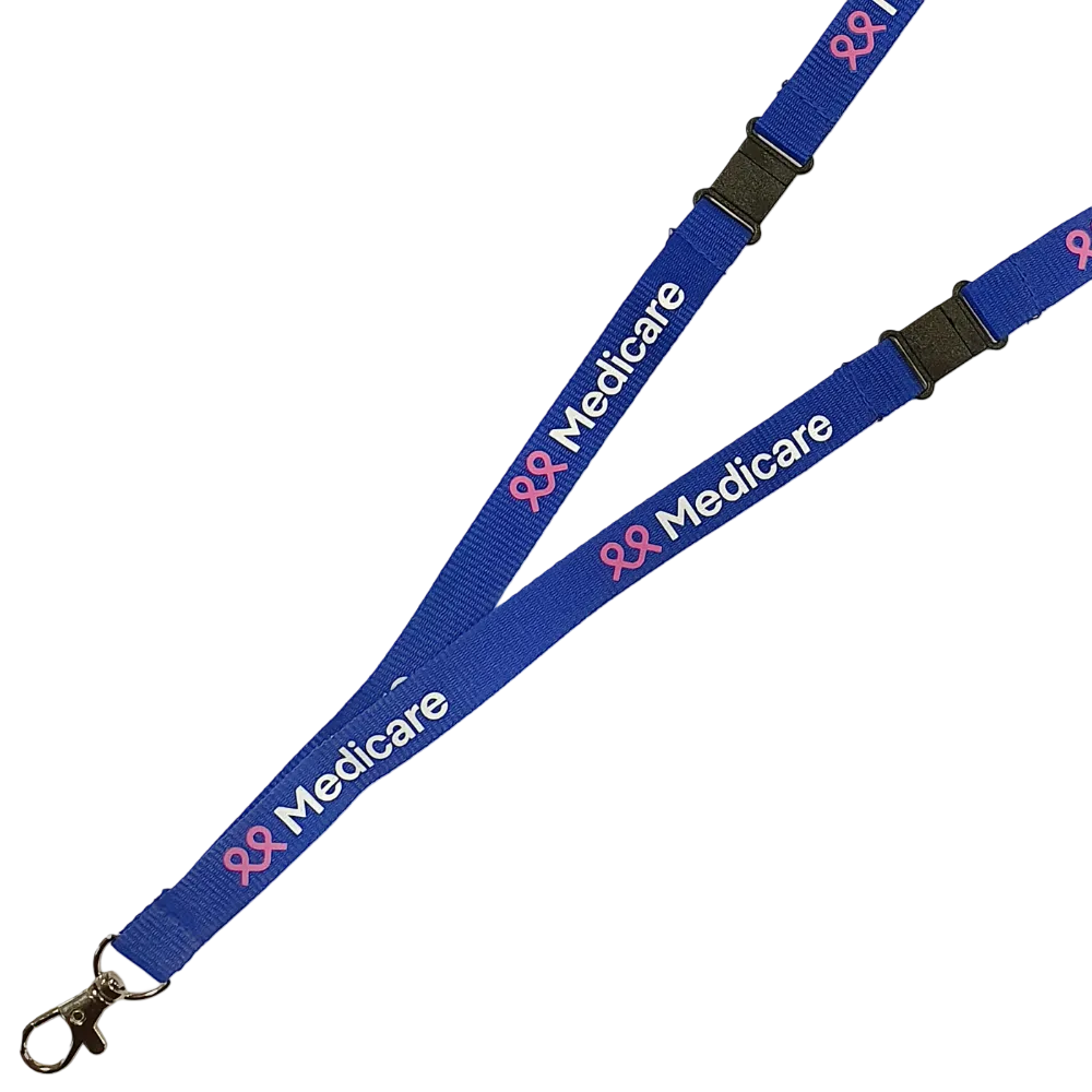Branded 20mm 2 Point Break Lanyards | Total Merchandise