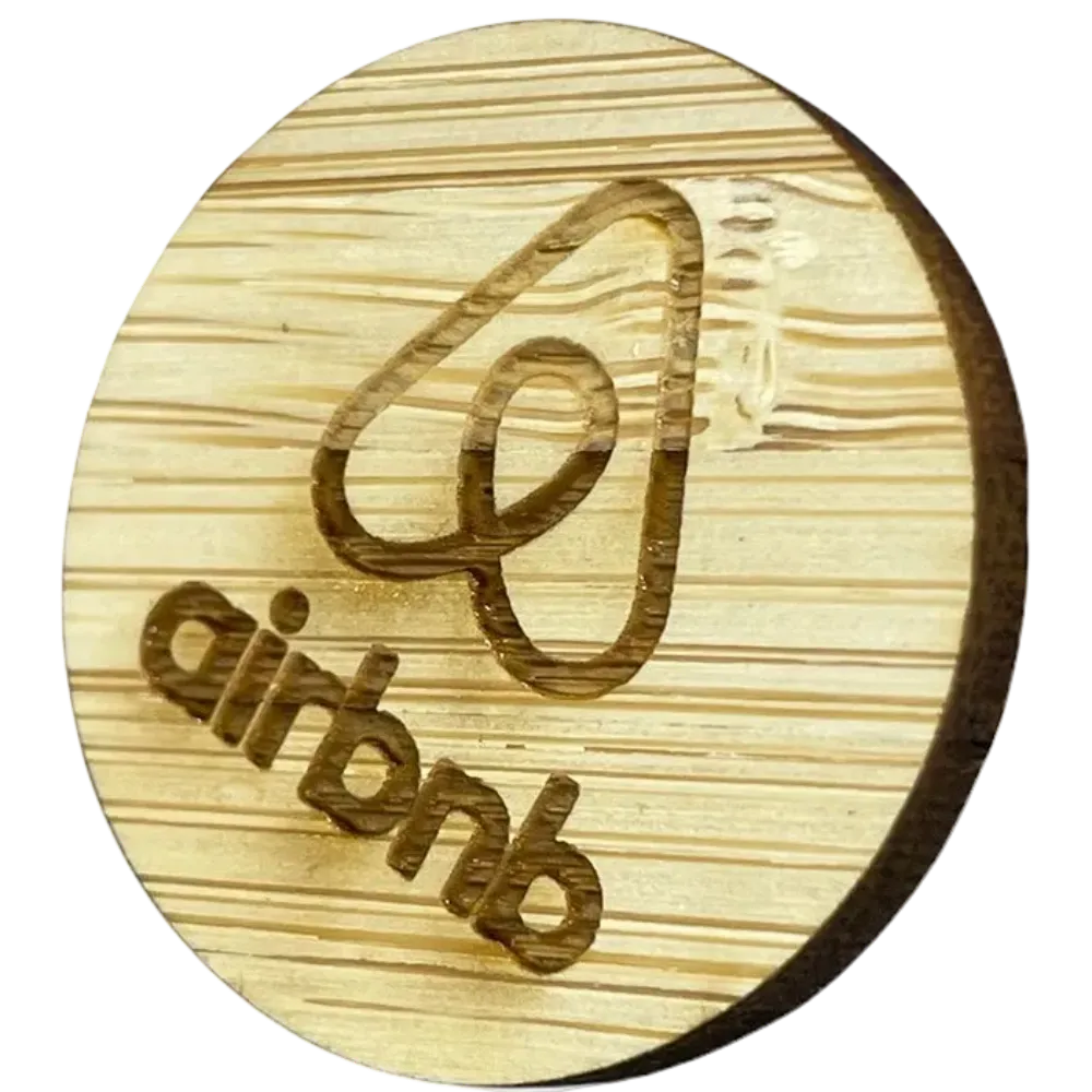 Promotional Bamboo Badge | Total Merchandise