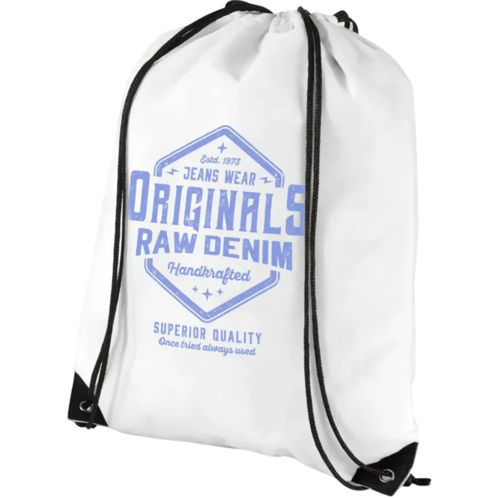Logo branded Non-Woven Drawstring 5L Backpack | Total Merchandise