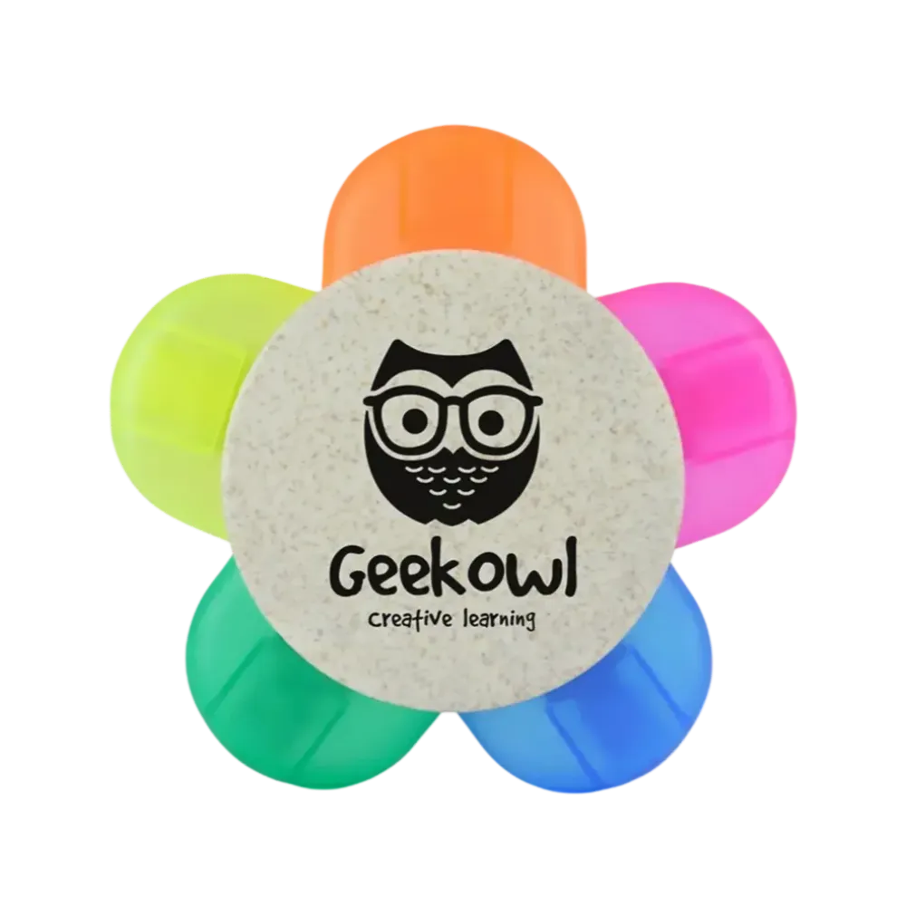 Custom Branded Eco Flower Highlighter | Total Merchandise