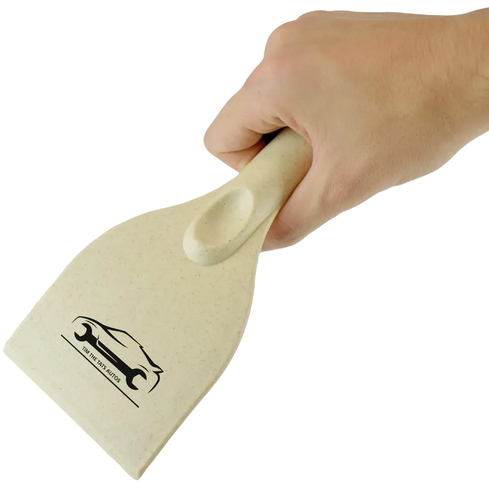 Custom-branded Bamboo PP Ice Scrapers