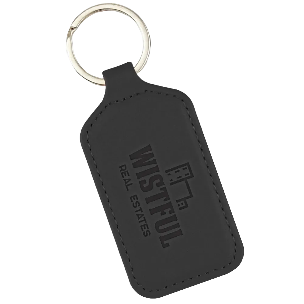 Branded rPET Rectangle Key Fob | Total Merchandise