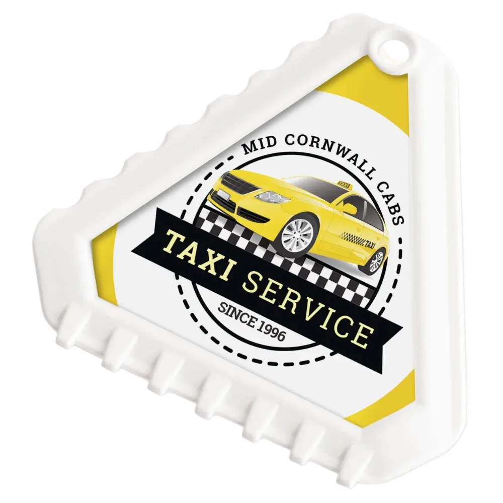 Branded Eco Triangle Ice Scraper | Total Merchandise