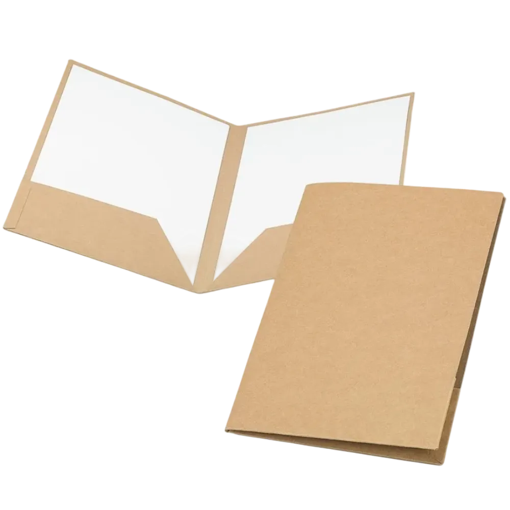 Promotional Printed Kraft Paper A4 Folder | Total Merchandise