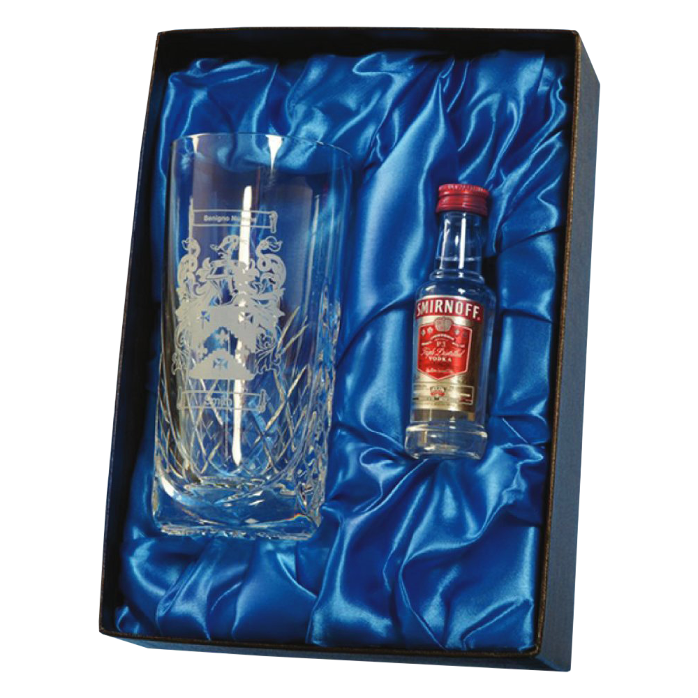 Custom Branded Vodka and Glass Gift Set | Total Merchandise