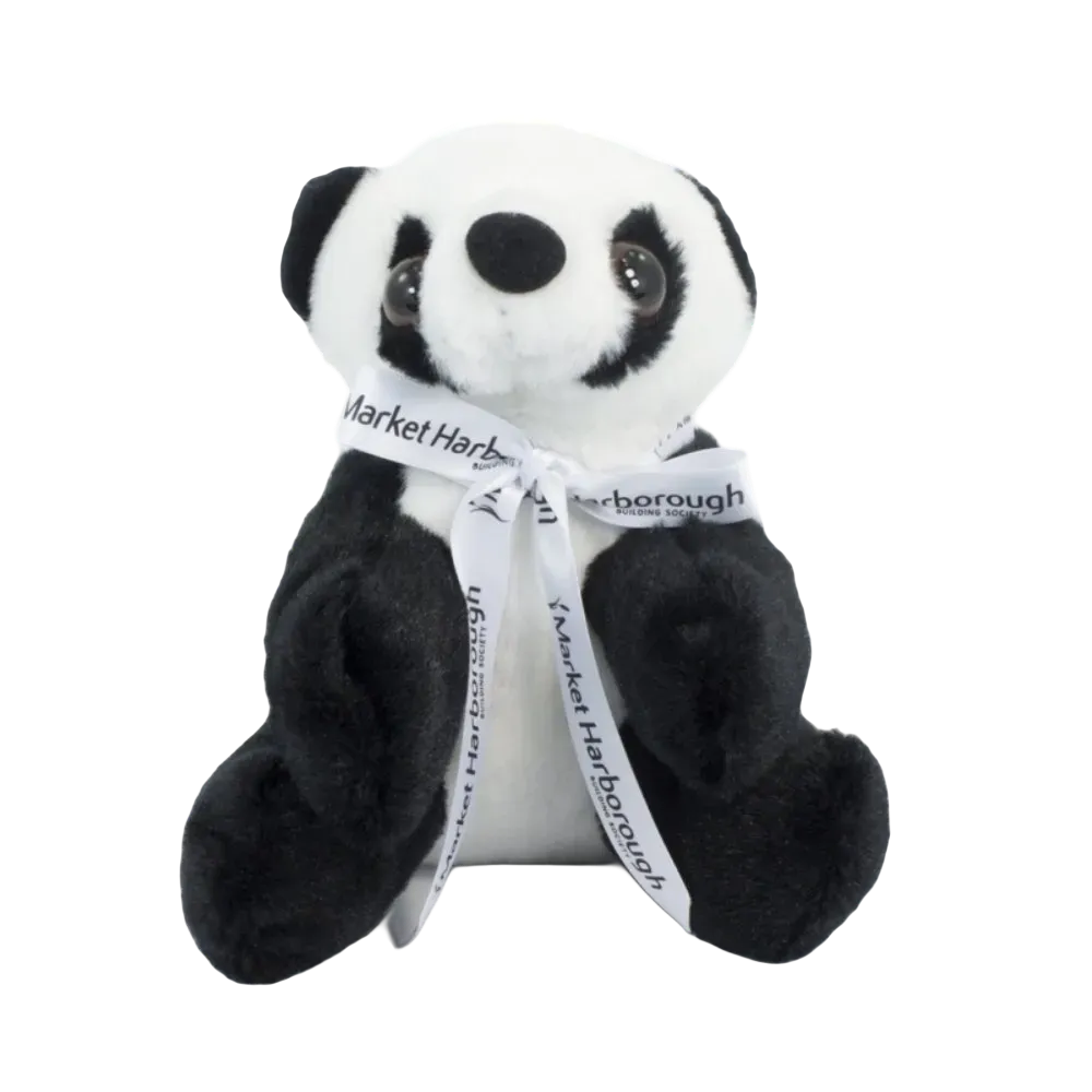 Promotional 16cm Panda with Bow | Total Merchandise