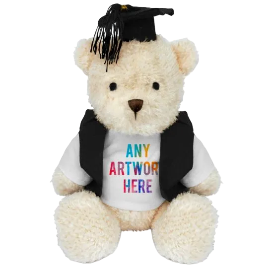 18cm James Teddy Bear with Cap and Gown | Total Merchandise