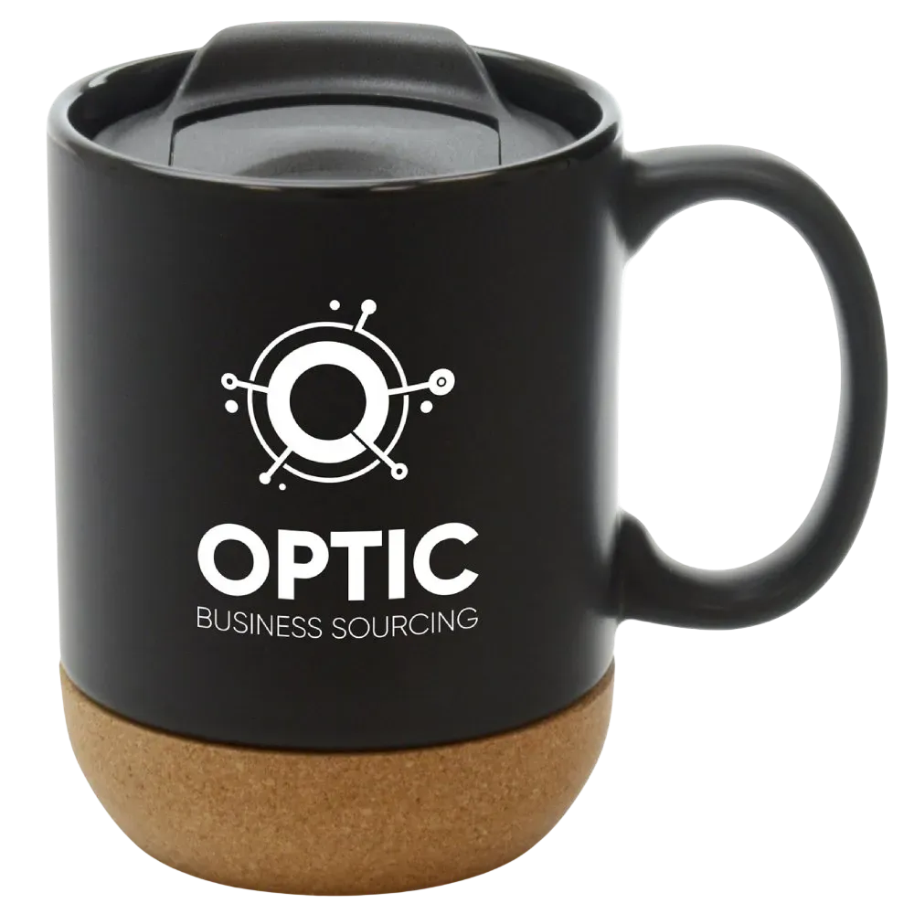 400ml Humber Ceramic and Cork Travel Mug | Total Merchandise