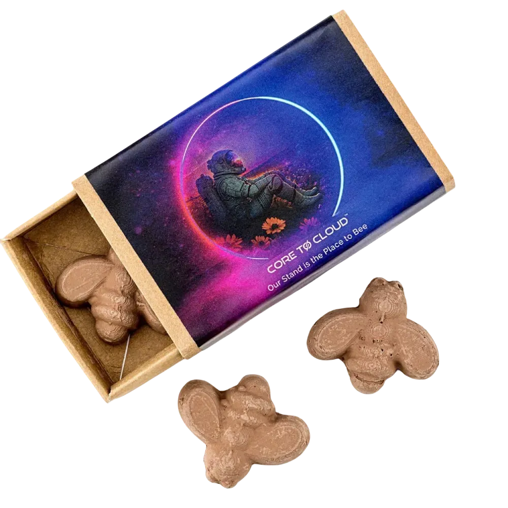 Custom Branded Matchbox Bee-Shaped Seed Bombs | Total Merchandise