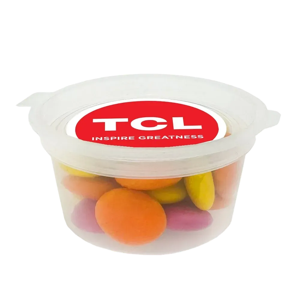 Logo Branded 20g Chocolate Beans Tub | Total Merchandise