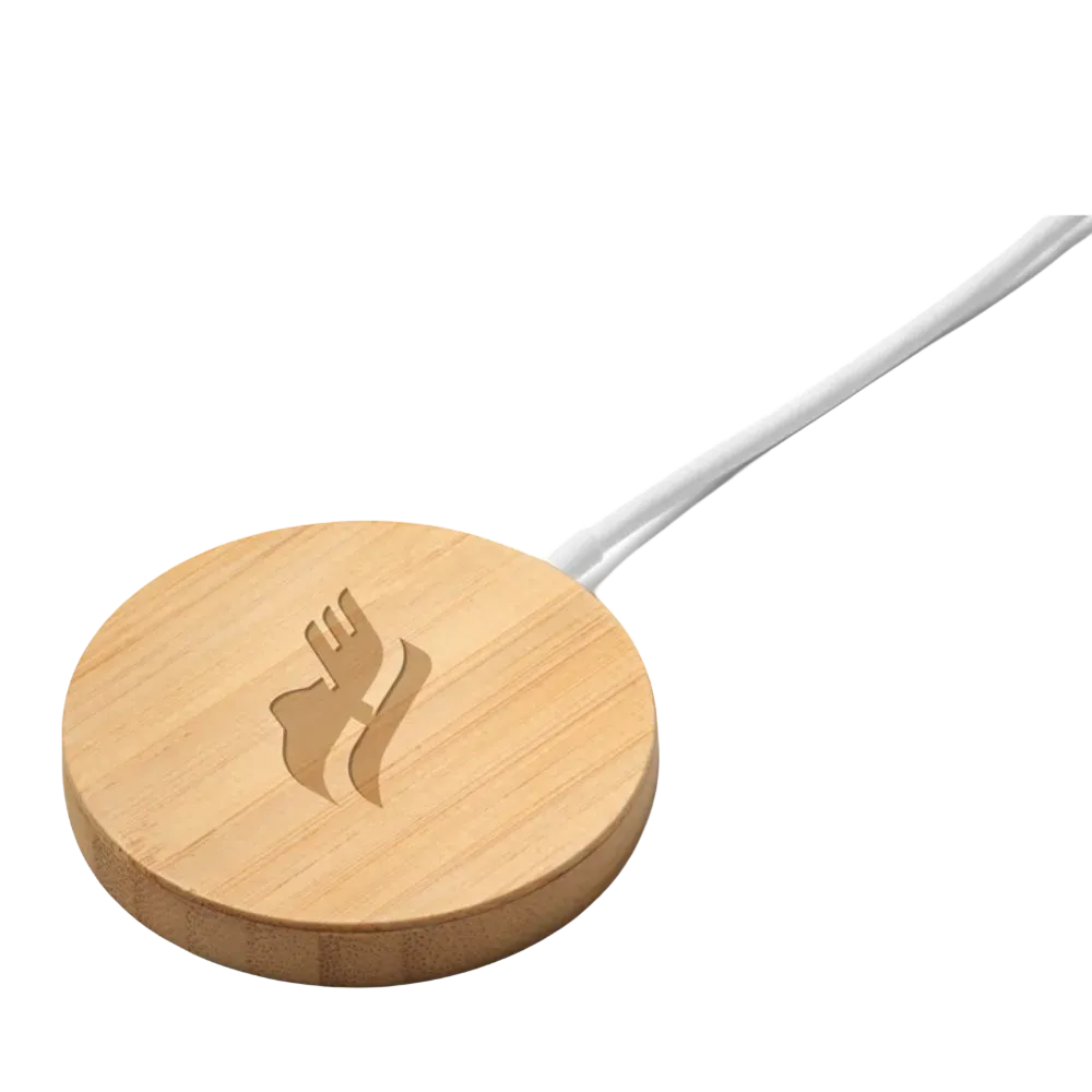 Promotional Bamboo Wireless Magnetic Charger | Total Merchandise