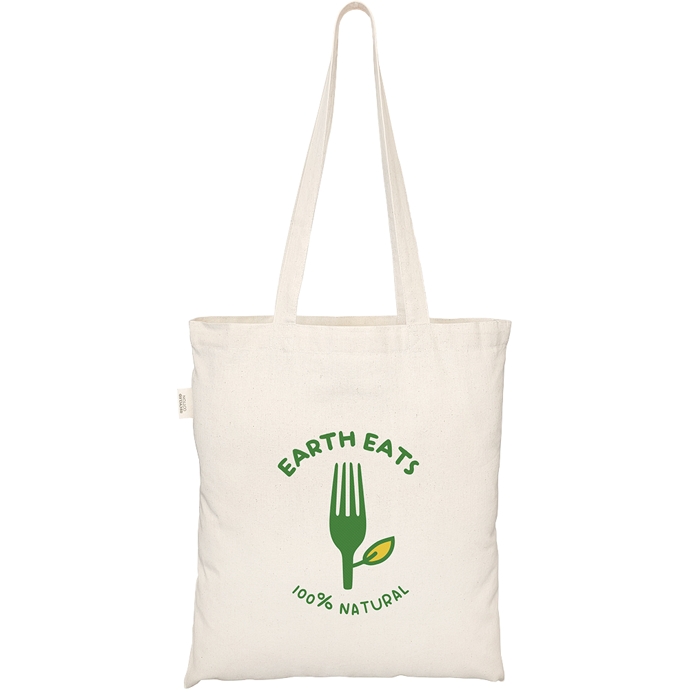 Printed Recycled Cotton Tote Bags | Total Merchandise