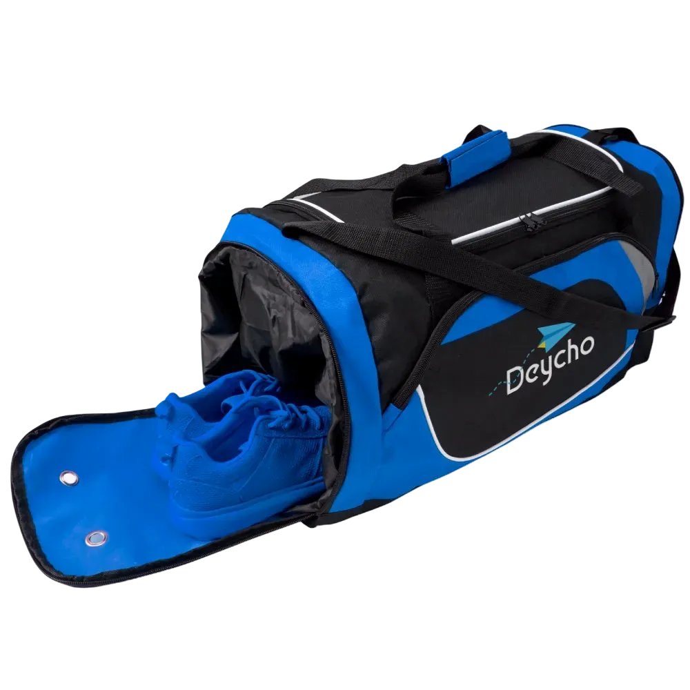 Promotional Two-Tone Polyester Sports Bags | Branded Sports Bags