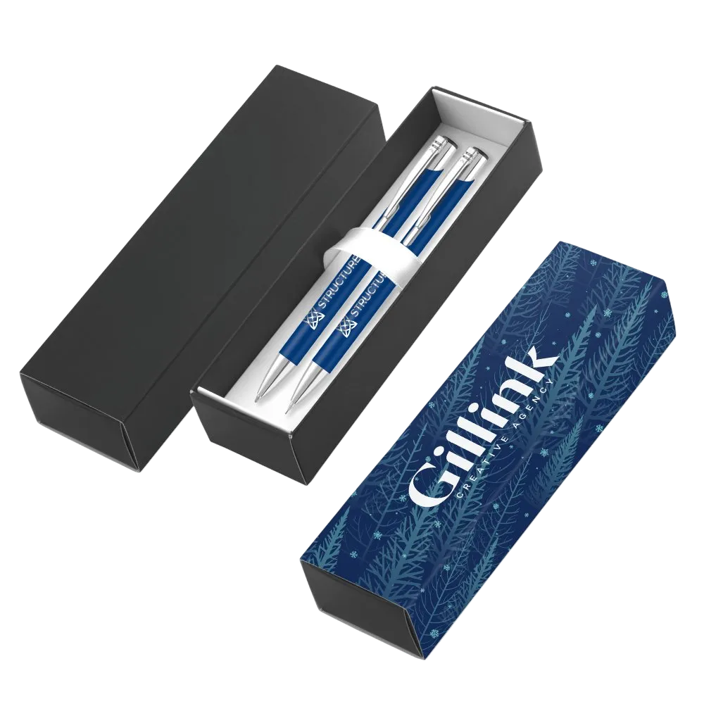 Mood Duo GRS Recycled Pen Set in Gift Box | Total Merchandise