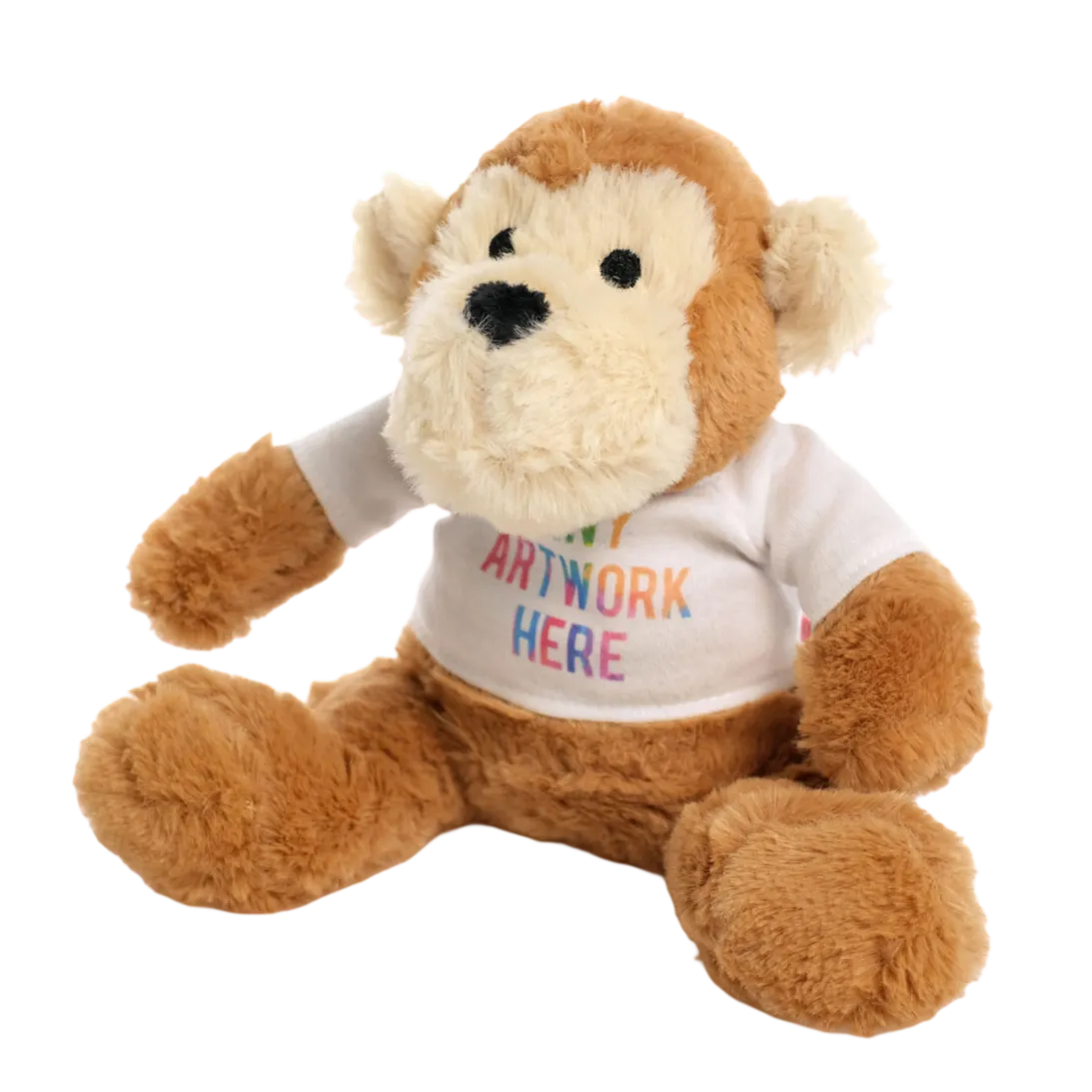 Logo printed 15cm Max Monkey Teddy | Total Merchandise