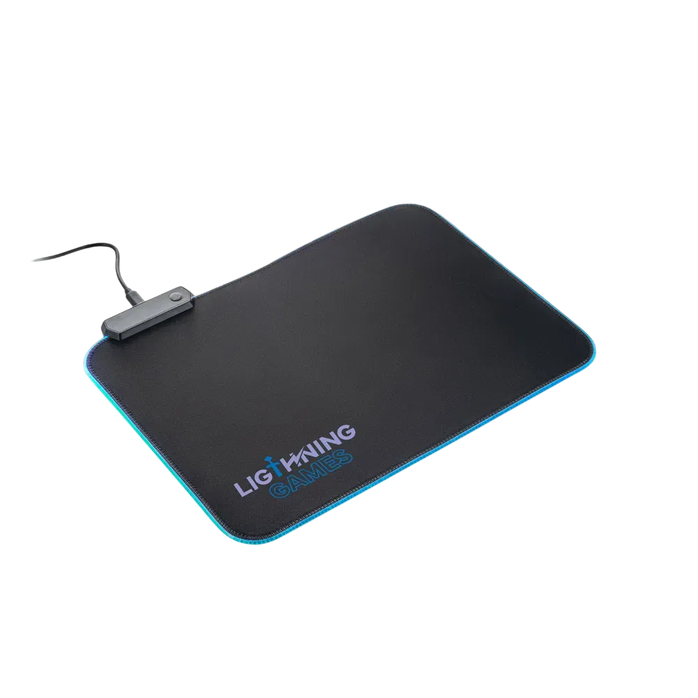 Light Up Mouse Mat with Rubber Base | Total Merchandise