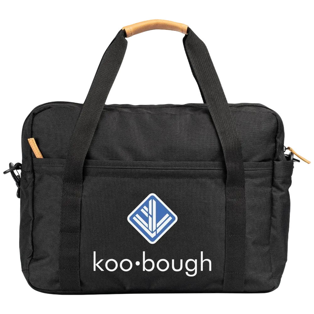 Logo Printed Recycled PET Lund Laptop Bag | Total Merchandise