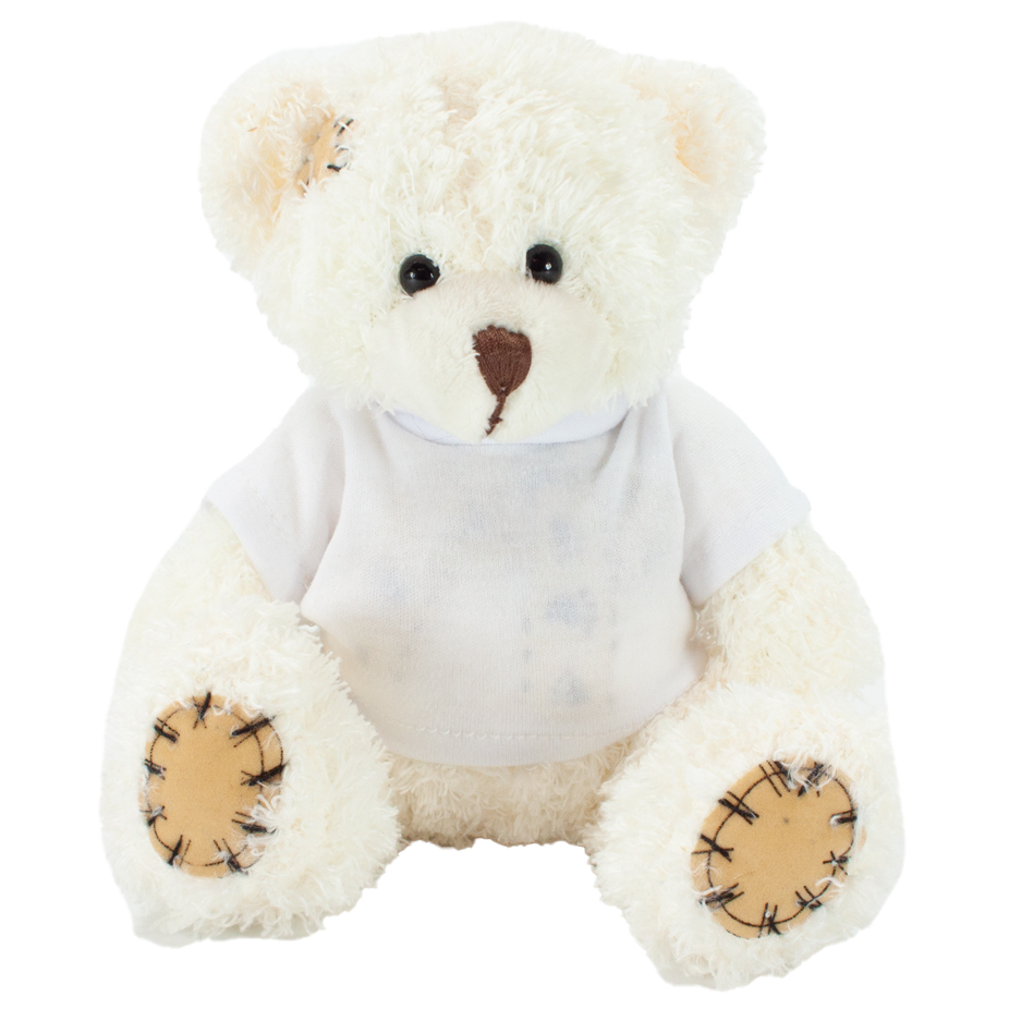 Custom 18cm Paw Teddy Bears with a T-Shirt | Total Merchandise