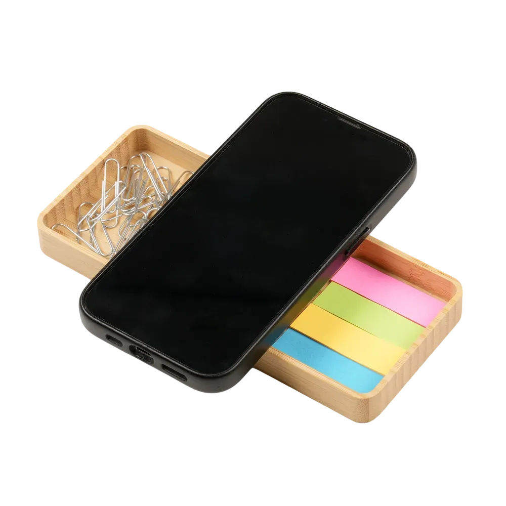 Customisable Bamboo Wireless Charger | Total Merchandise