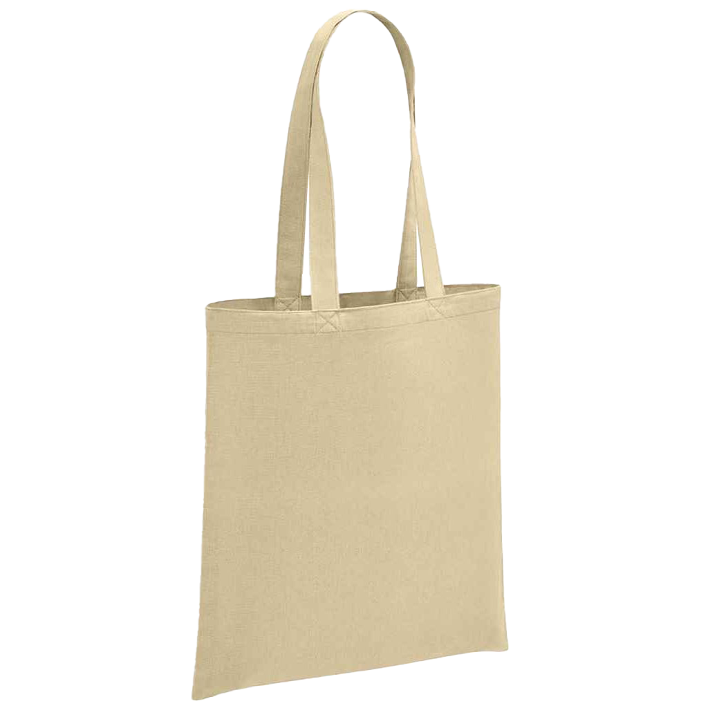 Organic Cotton Long Handle Shopper | Eco Branded Bags