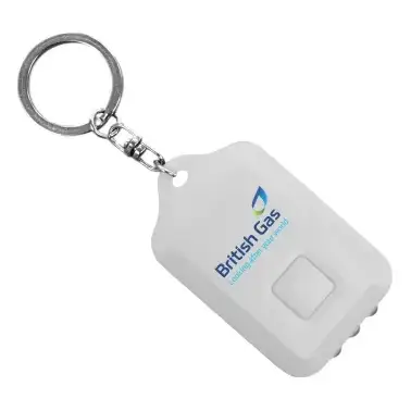 Custom Printed Solar Torch Keyrings | Total Merchandise
