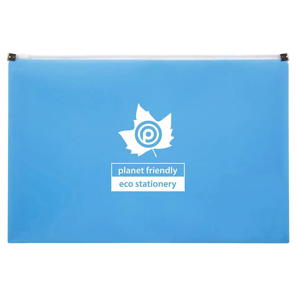 Custom Eco Recycled A4 Expanding Zip File | Total Merchandise