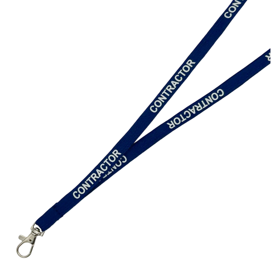Logo Branded 10mm Contractor Lanyards | Total Merchandise
