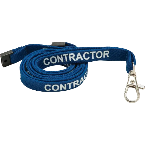 Logo Branded 10mm Contractor Lanyards | Total Merchandise