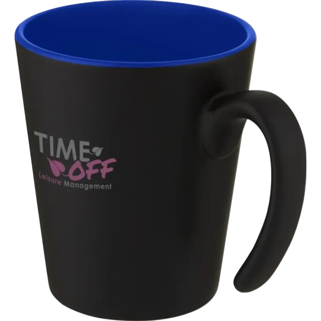 Customisable Two Tone 360ml Ceramic Mugs | Total Merchandise