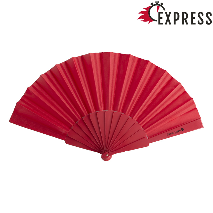Branded Express Full Colour Fabric Folding Fans