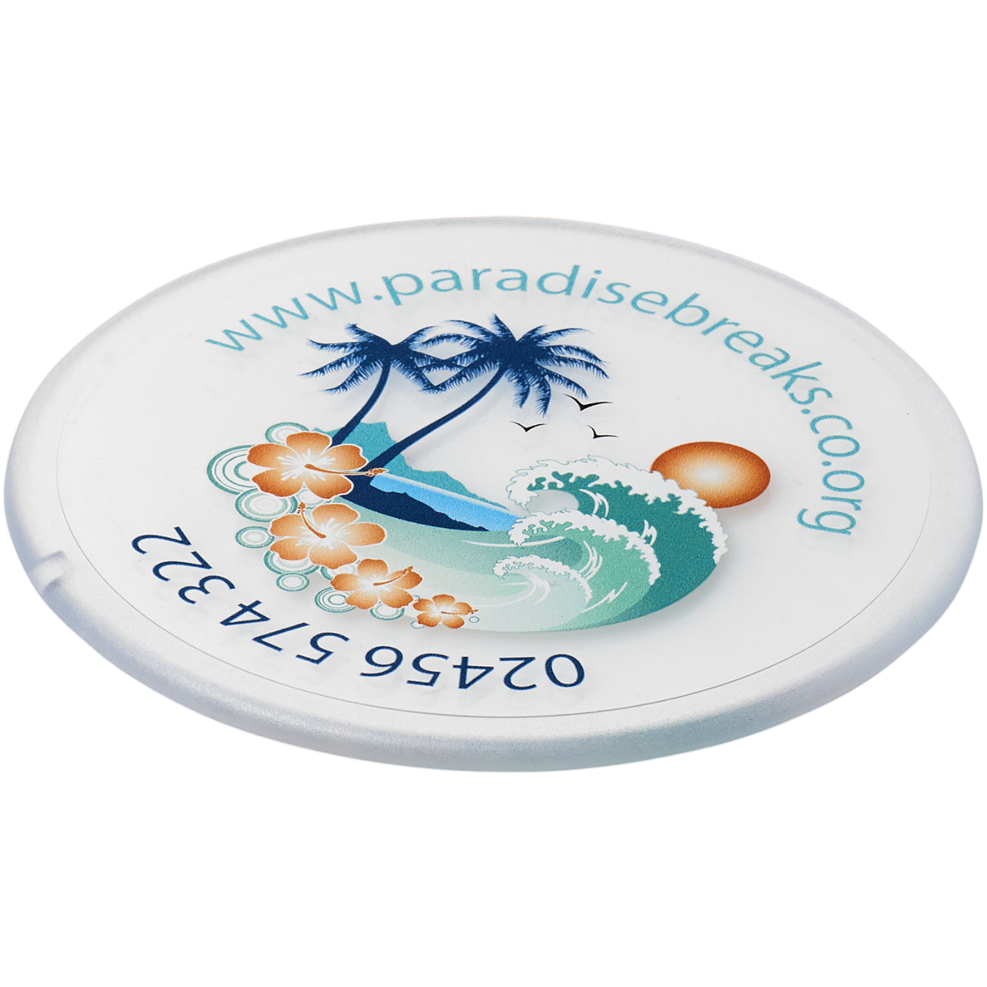 Round Plastic Coasters | Total Merchandise