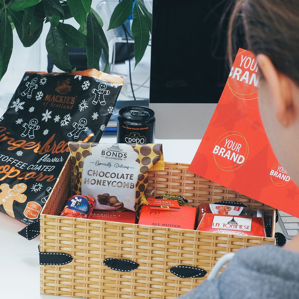 Custom Printed Christmas Hamper Box | Total Merchandise
