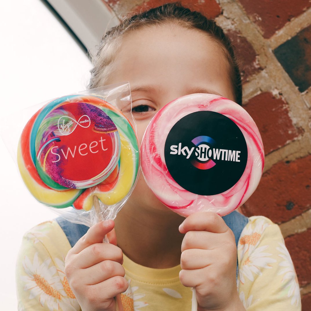 Branded Swirl Lollies | Total Merchandise