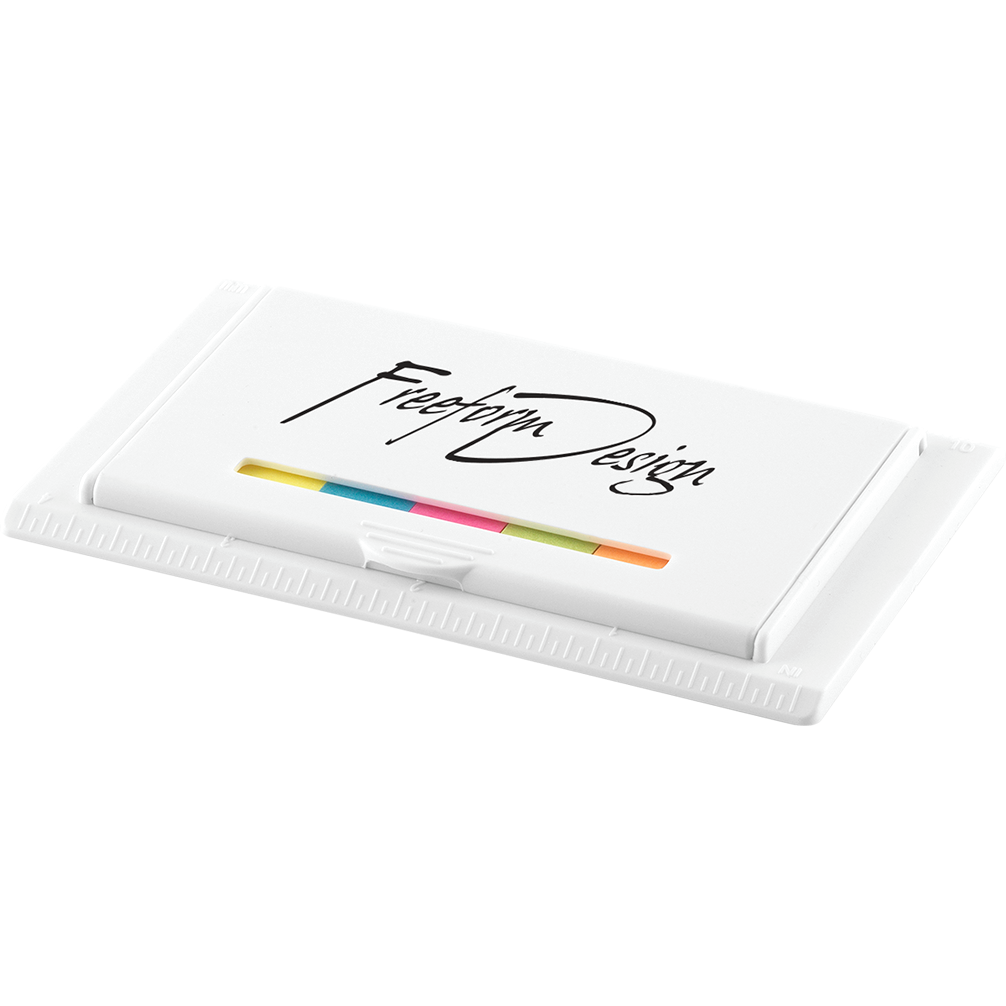 Logo Printed Sticky Note Ruler Set | Total Merchandise