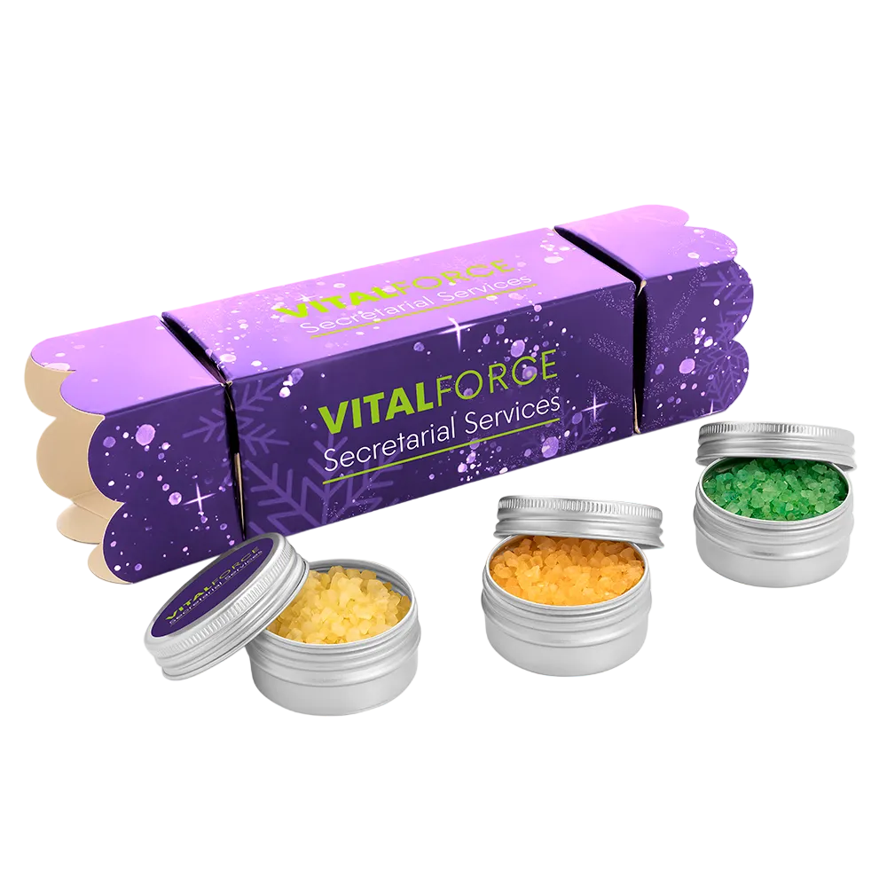 Branded Wellbeing Christmas Cracker Gift Set | Total Merchandise