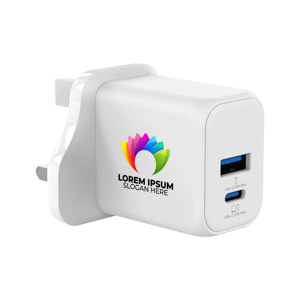 Custom Branded Extra Fast USB Charger | Total Merchandise