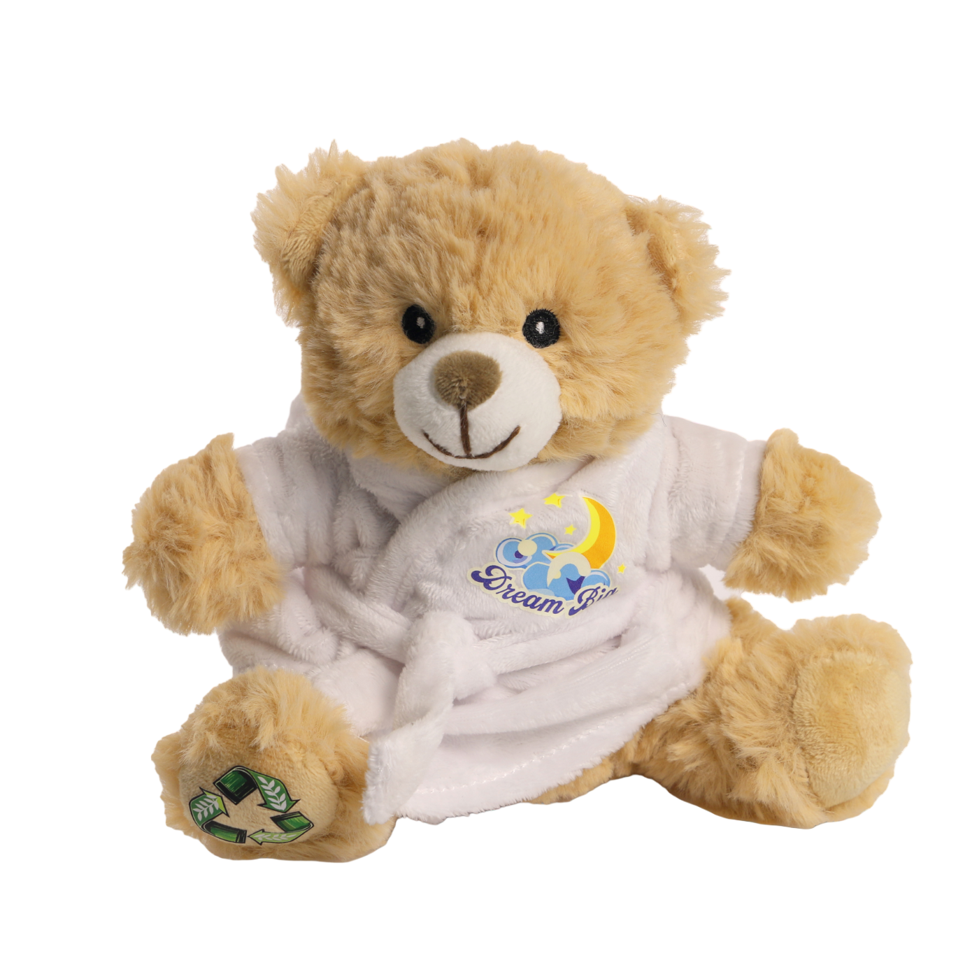 17cm Catherine Eco Teddy Bear with Dressing Gown | Total Merchandise